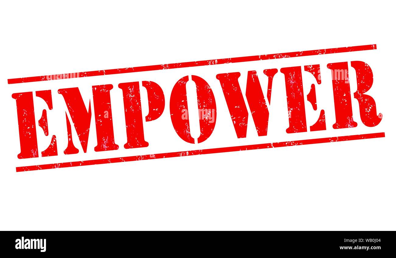 Empower sign or stamp on white background, vector illustration Stock ...