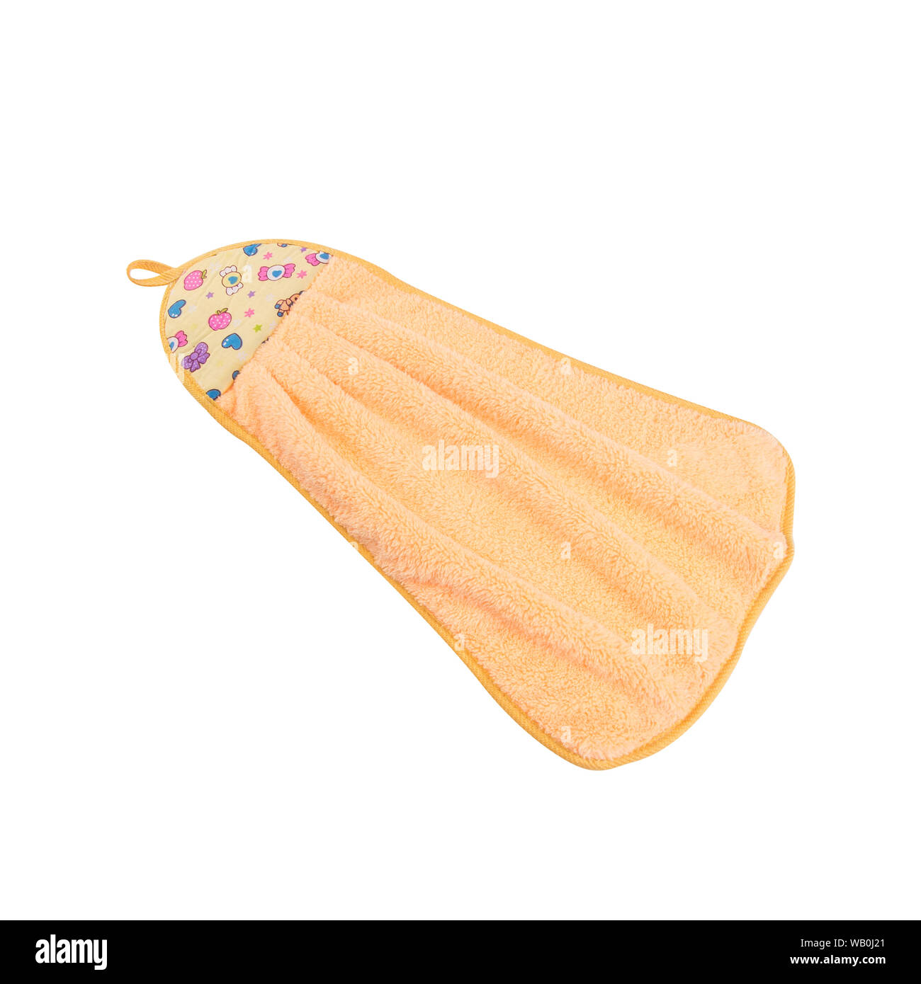 Kitchen towel on a white background Stock Photo - Alamy