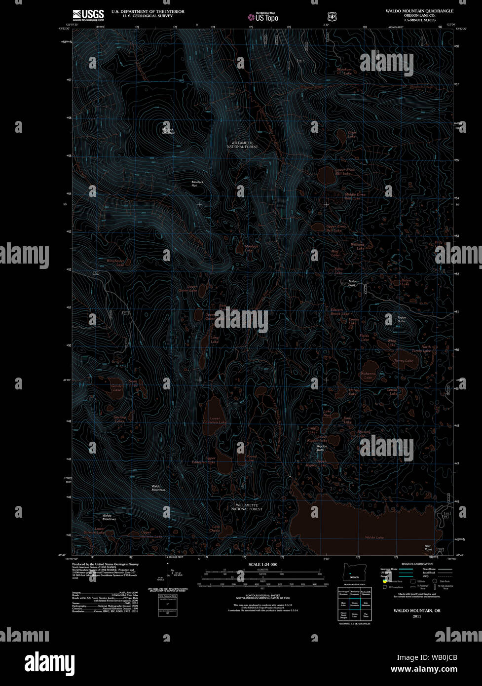 Map of waldo hi-res stock photography and images - Alamy