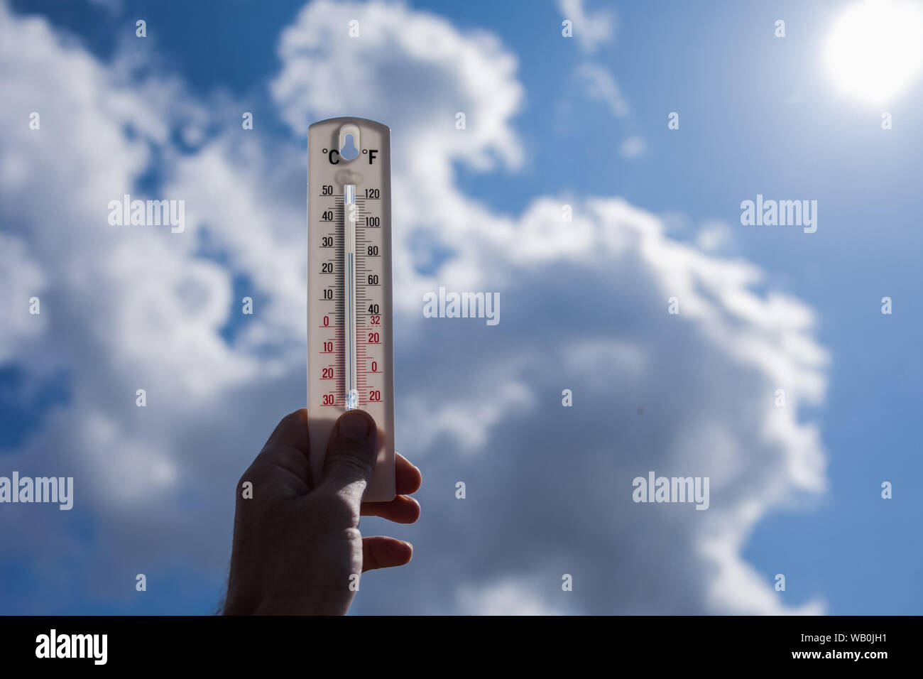 Weather thermometer hi-res stock photography and images - Alamy