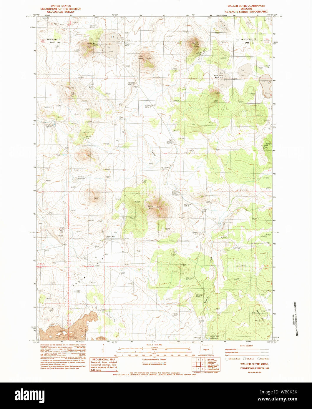 Walker butte hi-res stock photography and images - Alamy