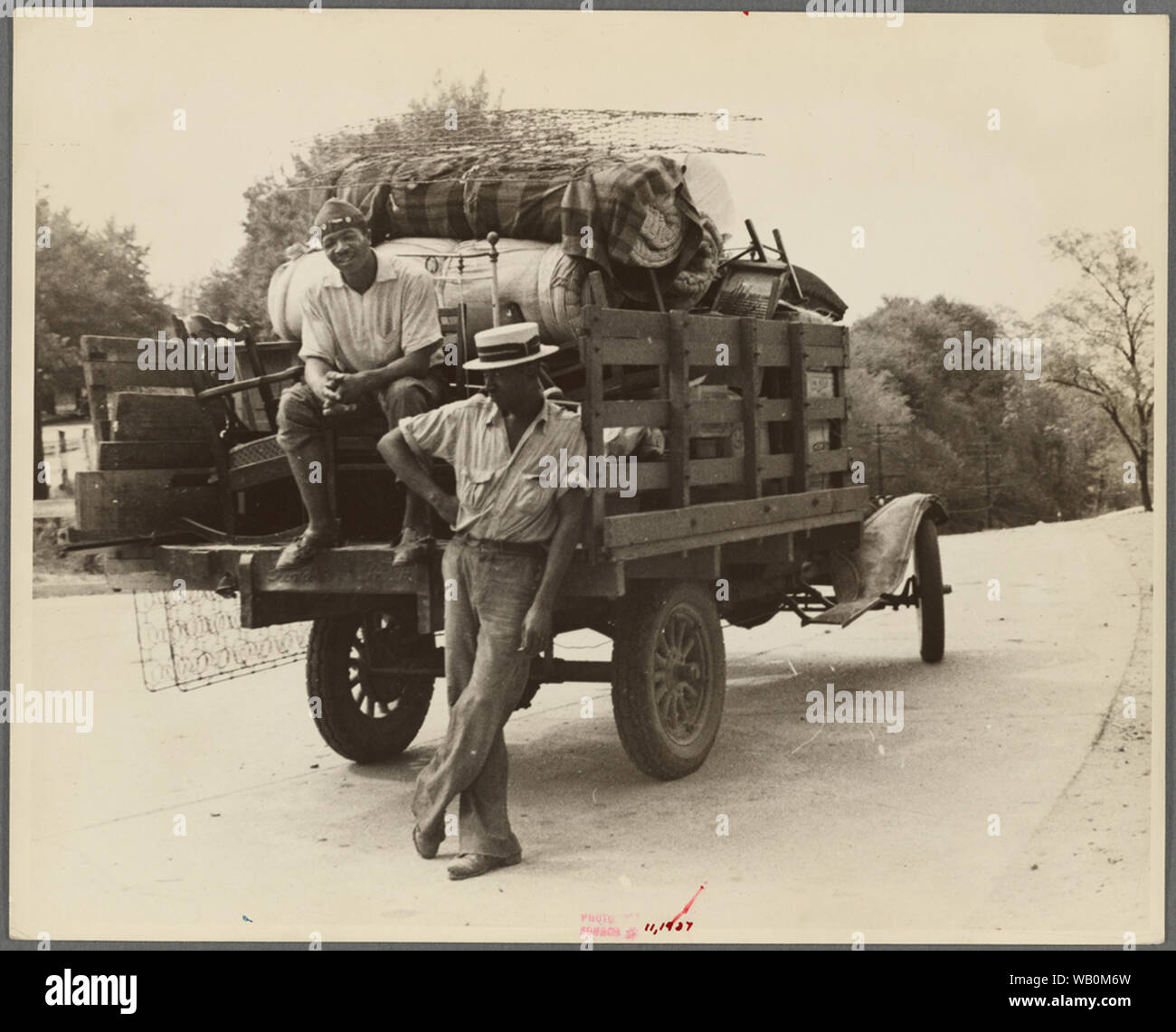 vintage usa great depression era photograph Stock Photo - Alamy