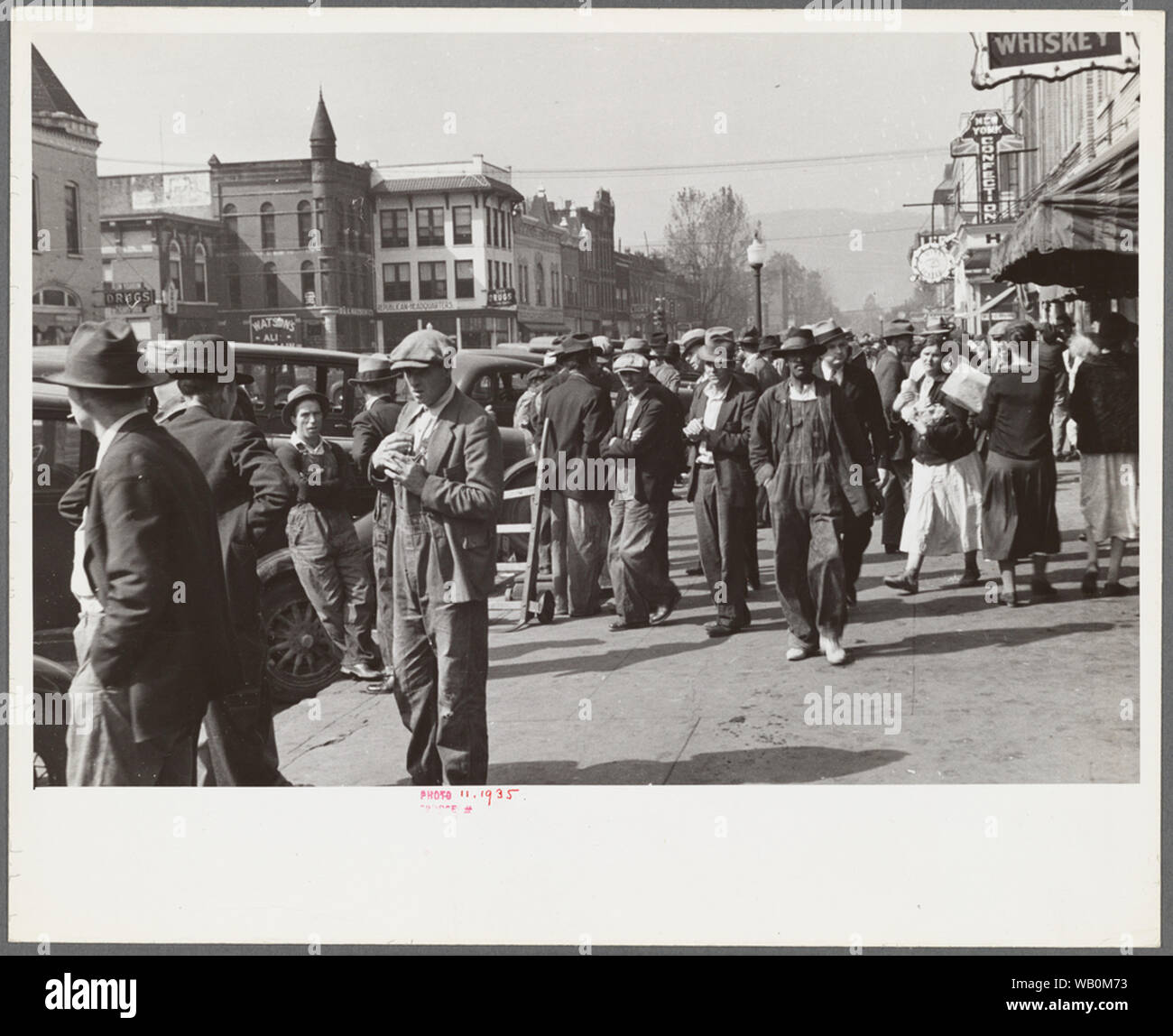 vintage usa great depression era photograph Stock Photo - Alamy