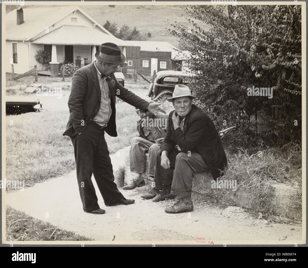 vintage usa great depression era photograph Stock Photo - Alamy