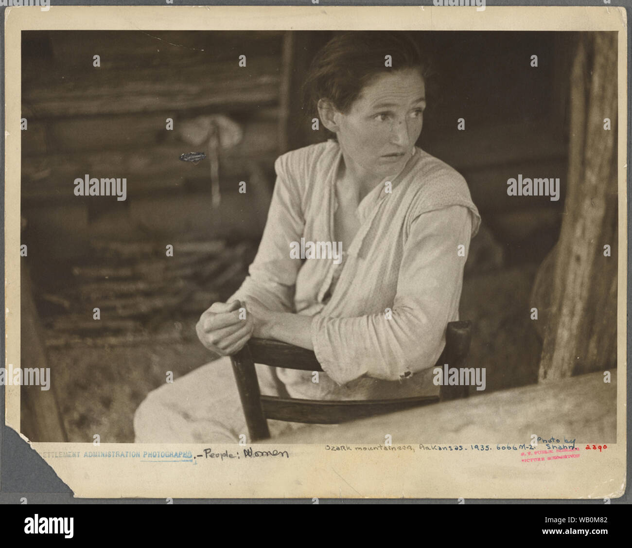 vintage usa great depression era photograph Stock Photo - Alamy