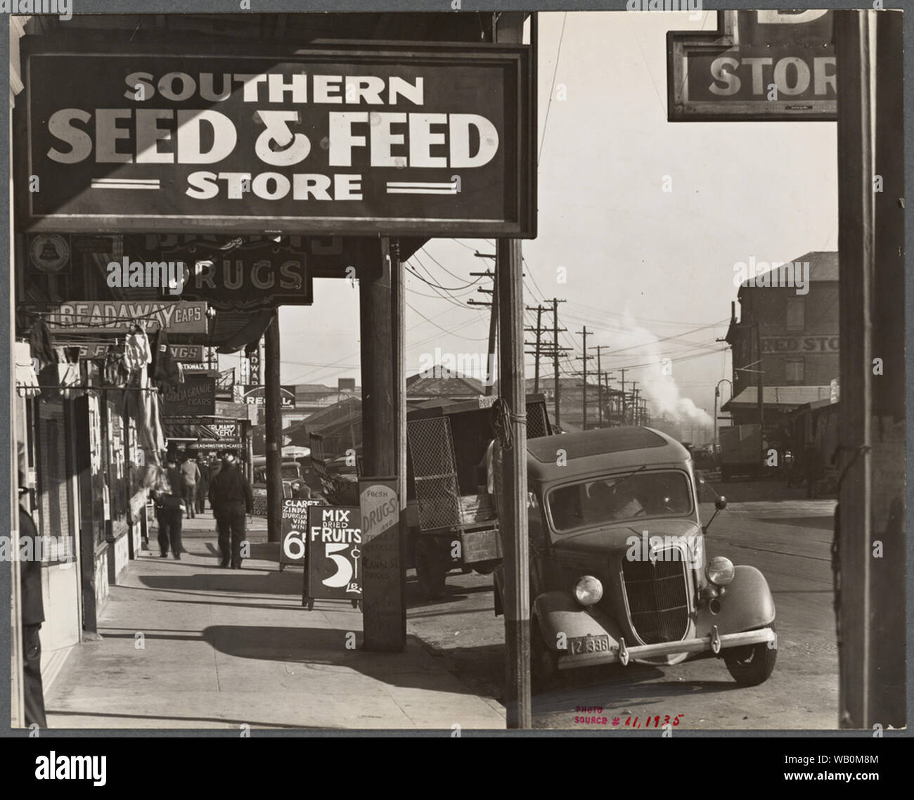 vintage usa great depression era photograph Stock Photo - Alamy