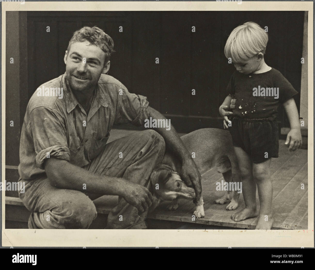 vintage usa great depression era photograph Stock Photo - Alamy