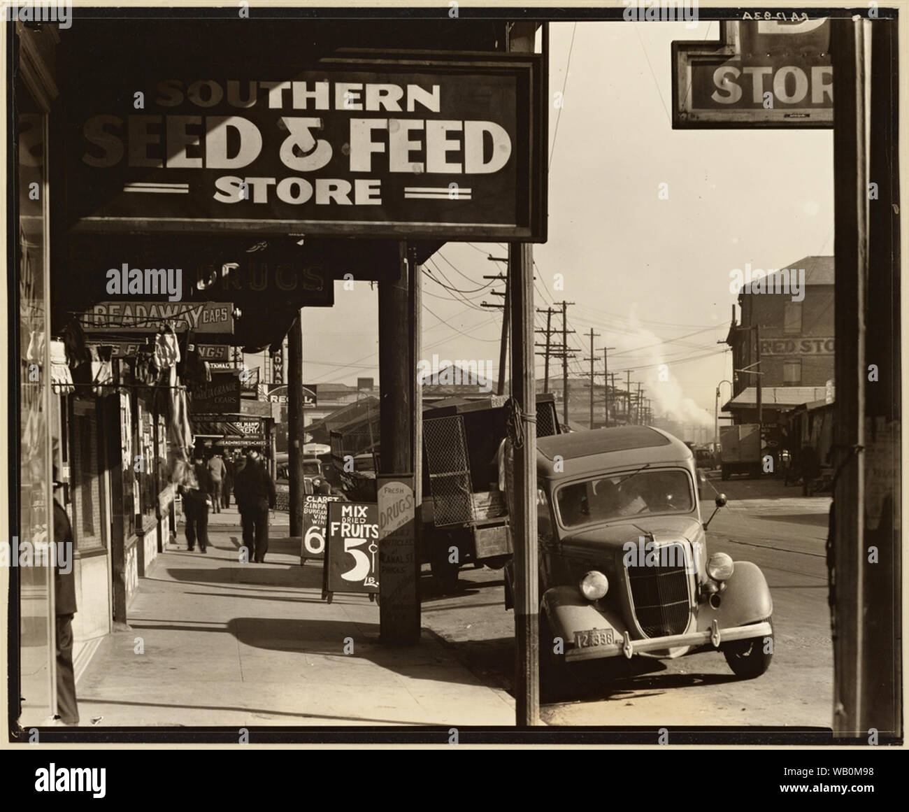 vintage usa great depression era photograph Stock Photo - Alamy