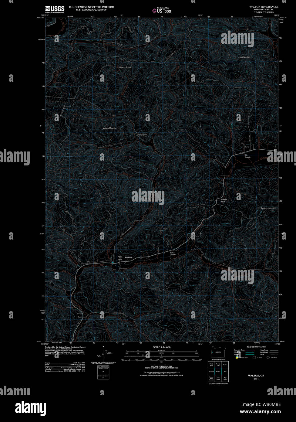 Map of walton hi-res stock photography and images - Alamy