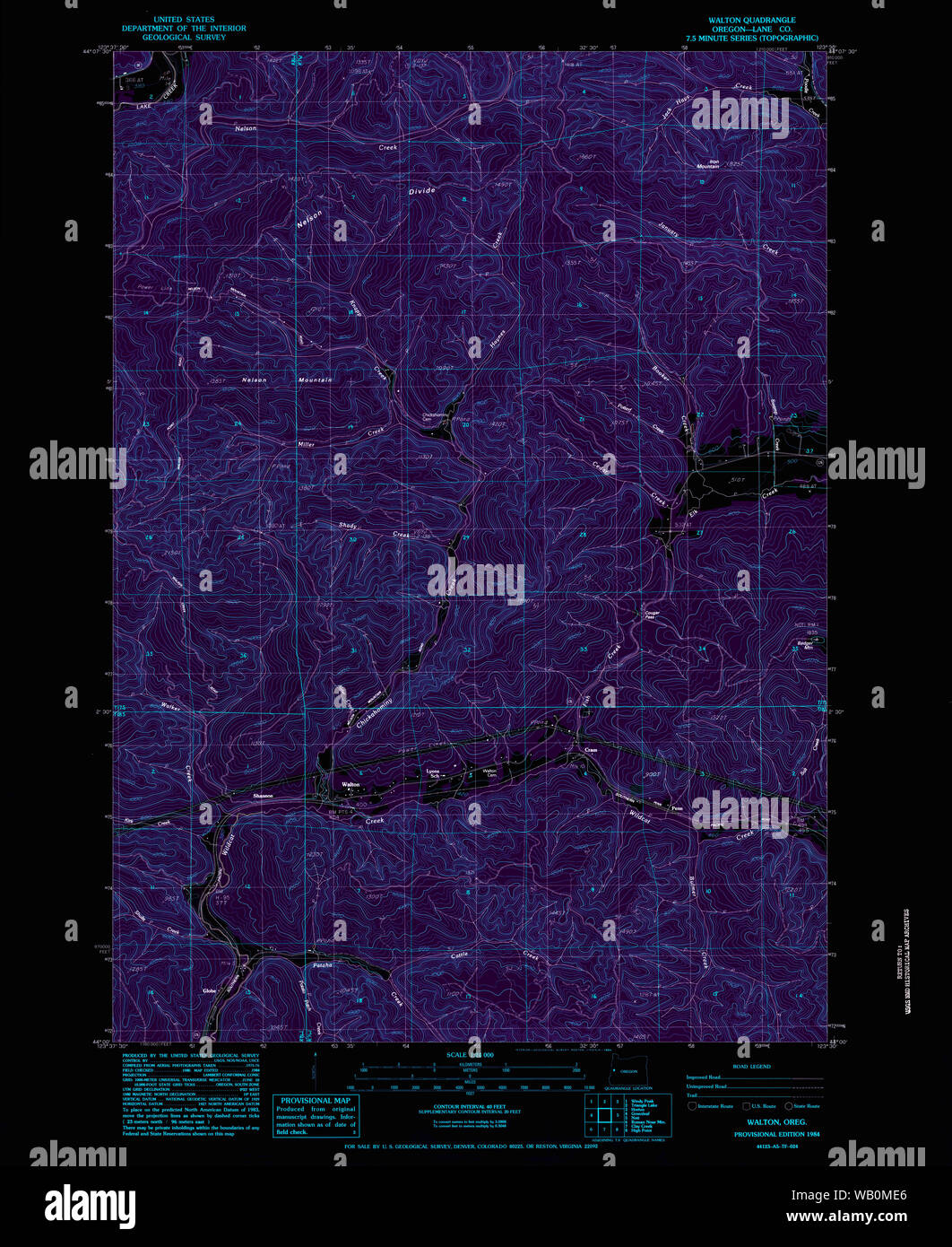 Map of walton hi-res stock photography and images - Alamy