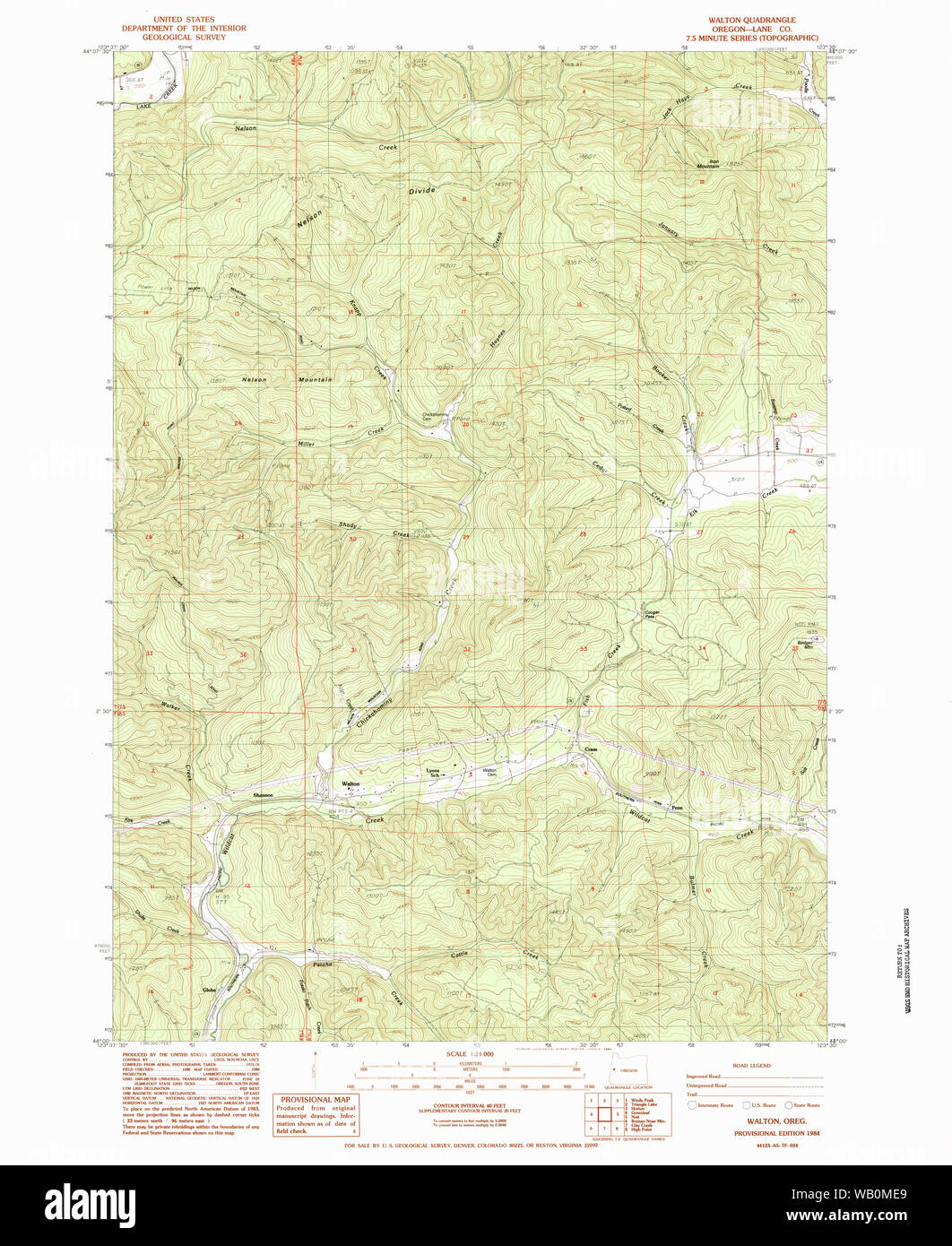 Map of walton hi-res stock photography and images - Alamy