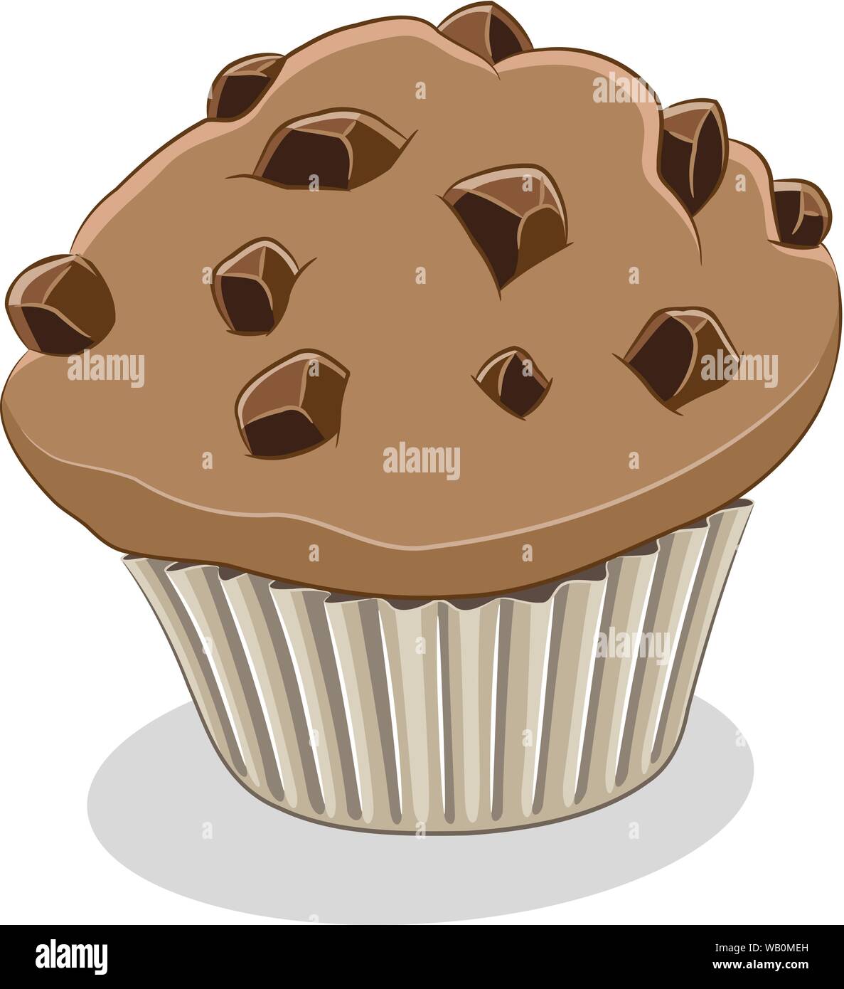 Vector Illustration of Muffin Icon on a White Background Stock Vector ...