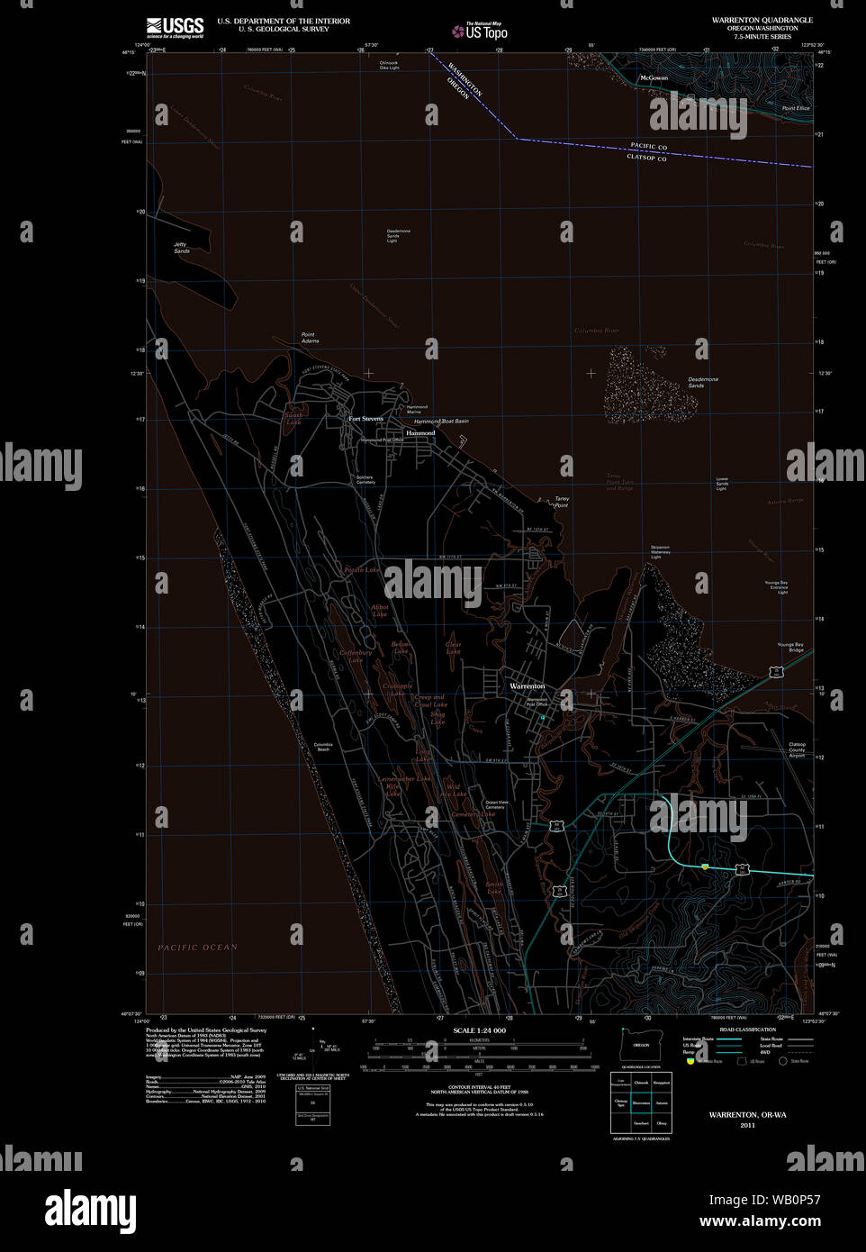 Map of warrenton hi-res stock photography and images - Alamy