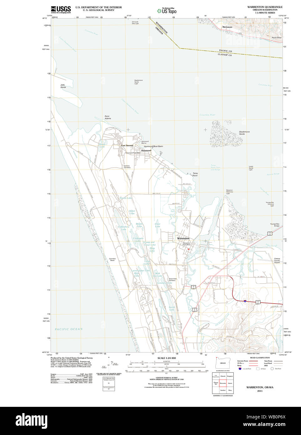 Map of warrenton hi-res stock photography and images - Alamy