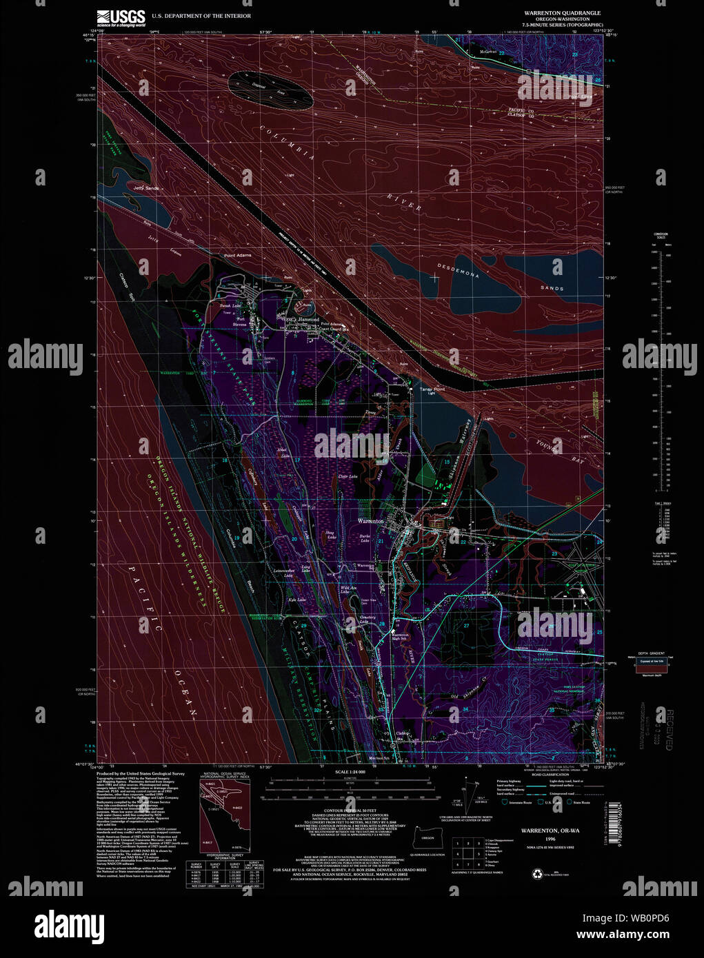 Map of warrenton hi-res stock photography and images - Alamy