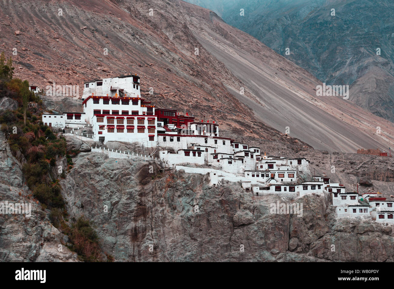 Diskit monastery in ladakh Stock Photo - Alamy