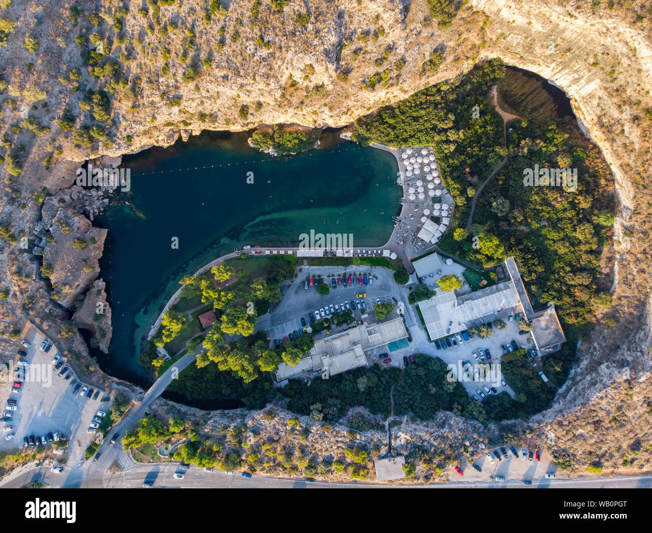 Vouliagmeni lake hi-res stock photography and images - Alamy
