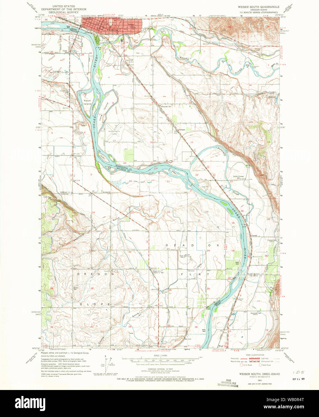 Map of weiser hi-res stock photography and images - Alamy