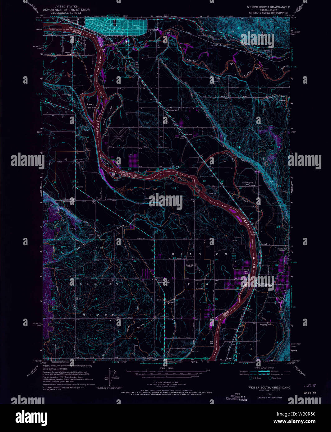 Map of weiser hi-res stock photography and images - Alamy