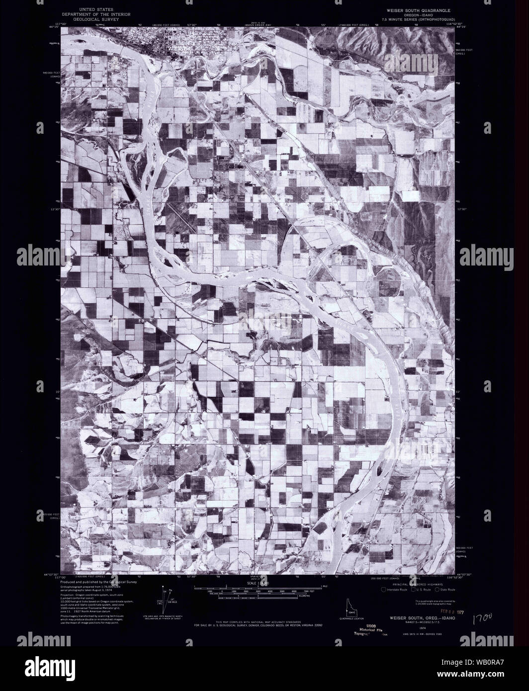 Map of weiser hi-res stock photography and images - Alamy