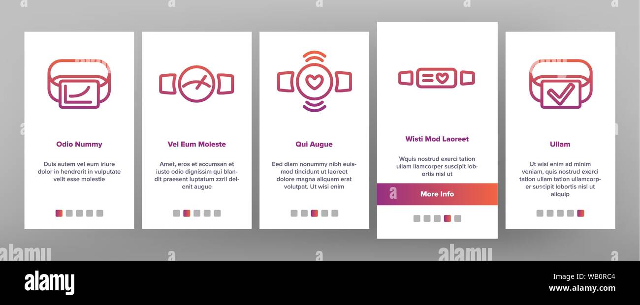 Watch Tracker Onboarding Vector Stock Vector Image & Art - Alamy