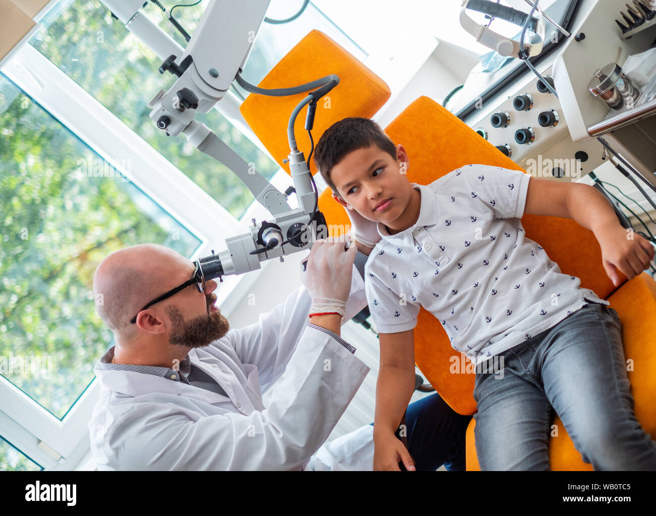 Boy checkup hi-res stock photography and images - Alamy