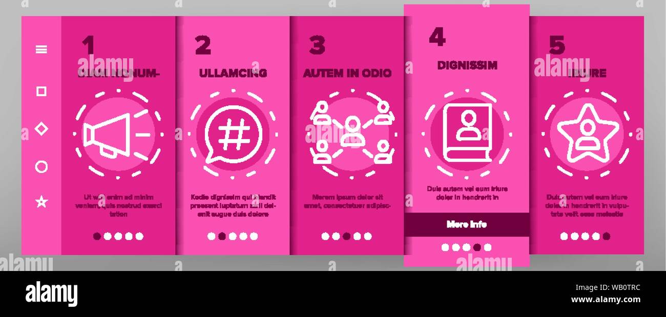 Social Media Onboarding Vector Stock Vector Image & Art - Alamy