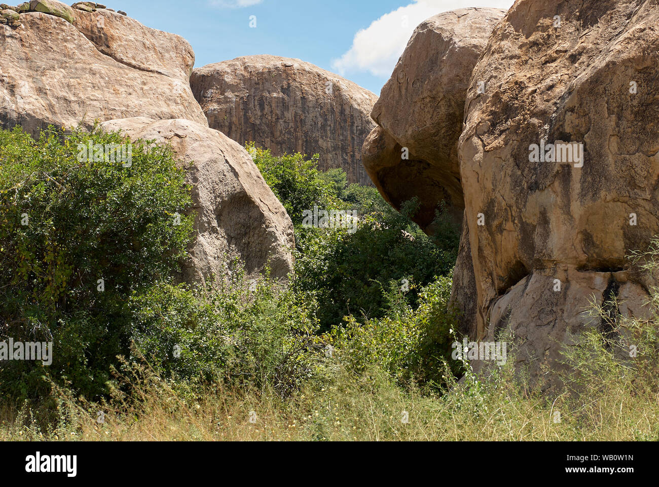 Rock formations near Nala off the Dodoma - Singida road in the Manyara ...