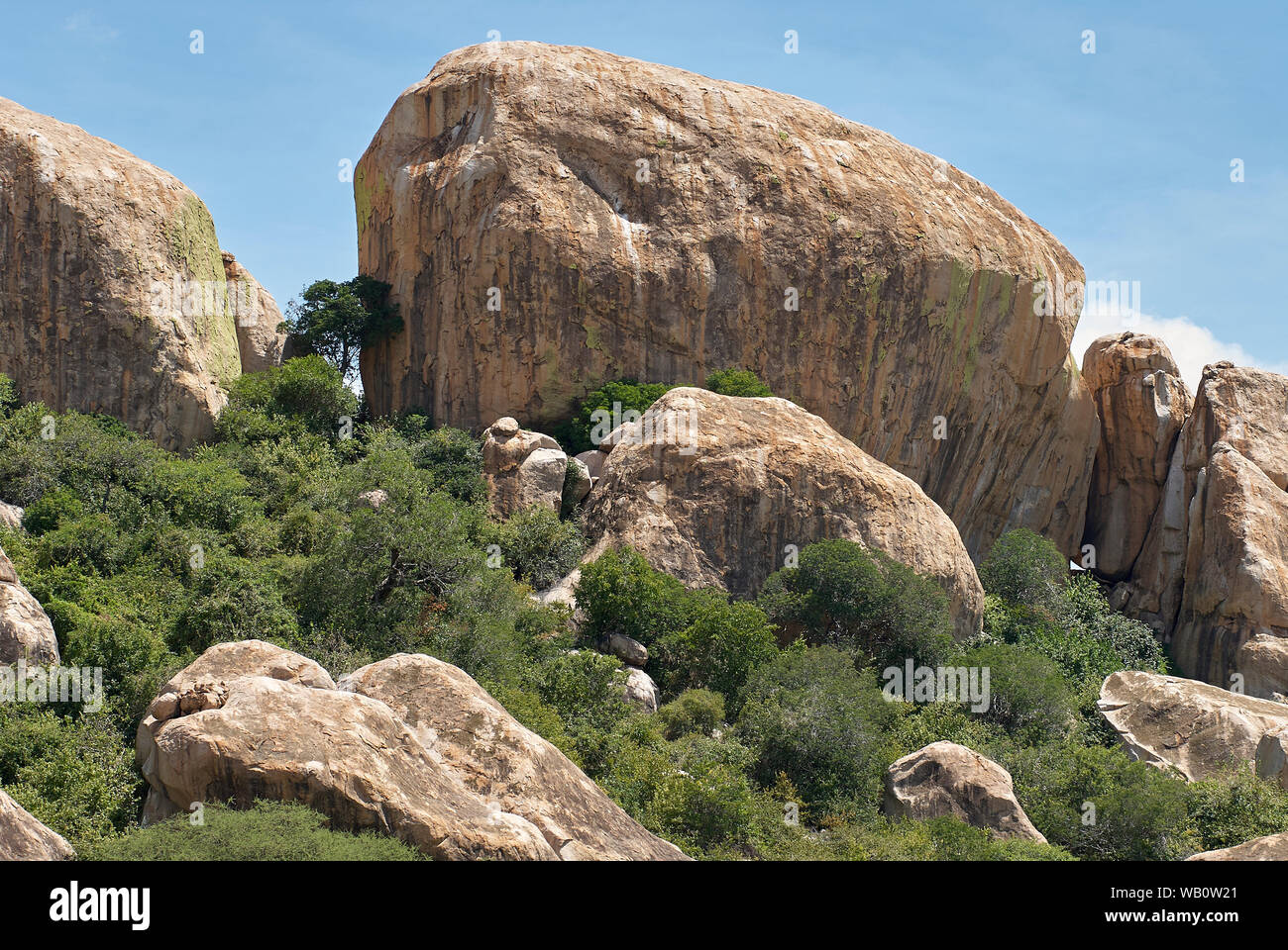 Rock formations near Nala off the Dodoma - Singida road in the Manyara ...