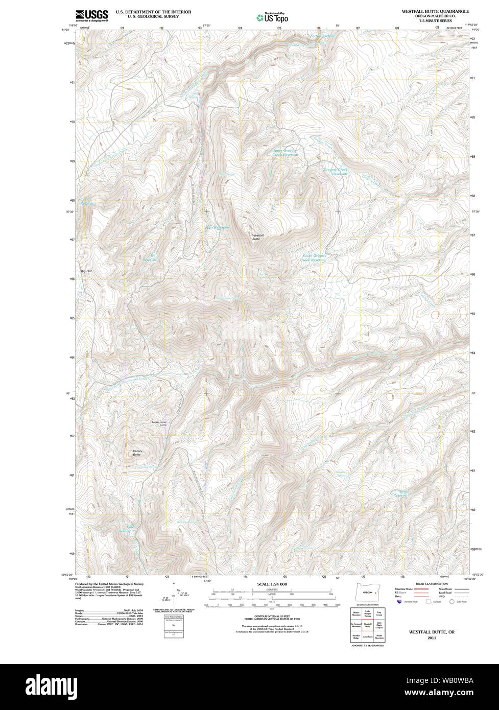 Westfall oregon map hi-res stock photography and images - Alamy