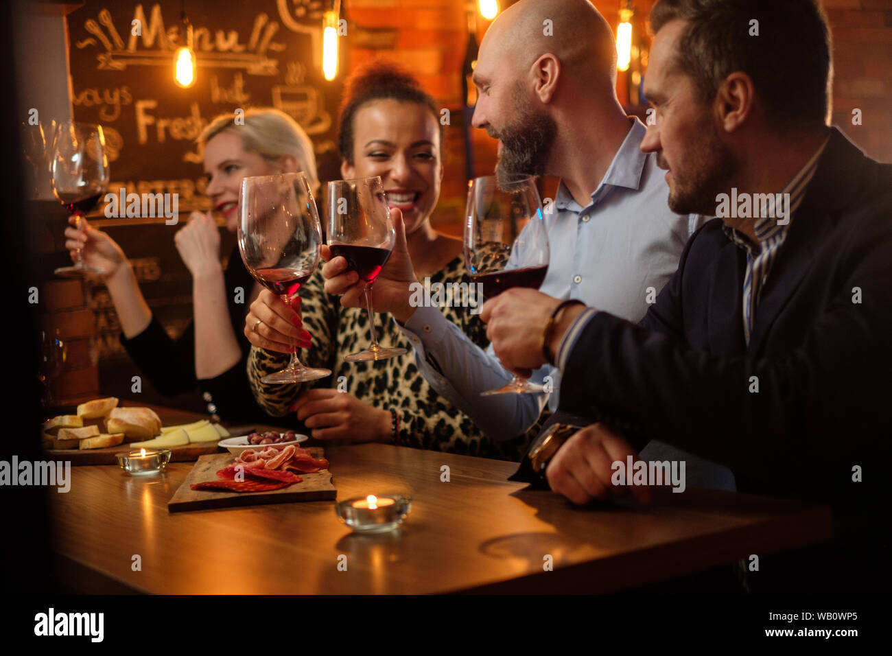 Tapas bar with bar man and man sitting at bar hi-res stock photography ...