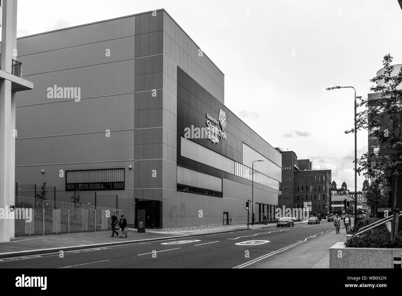 Glasgow, Scotland, UK - June 22, 2019: Impressive modern architecture ...