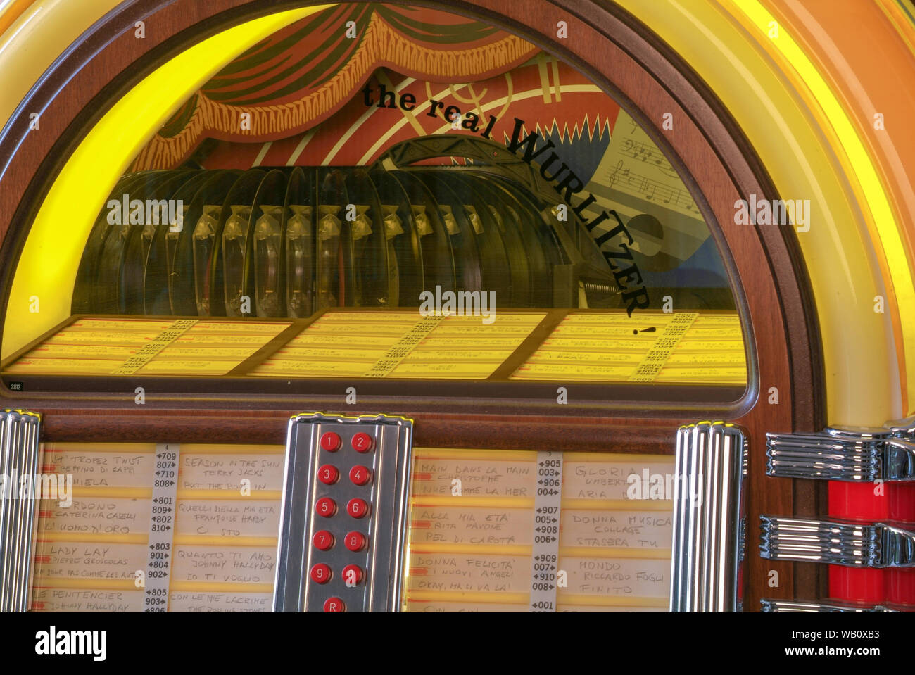 Juke box 1950s hi-res stock photography and images - Alamy