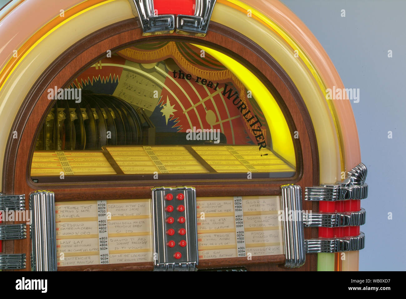 Rock roll fashion 1950s jukebox hi-res stock photography and images - Alamy