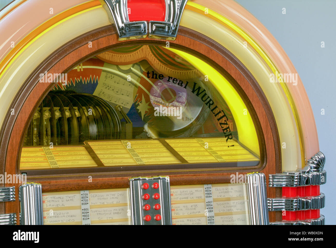 Rock roll fashion 1950s jukebox hi-res stock photography and images - Alamy