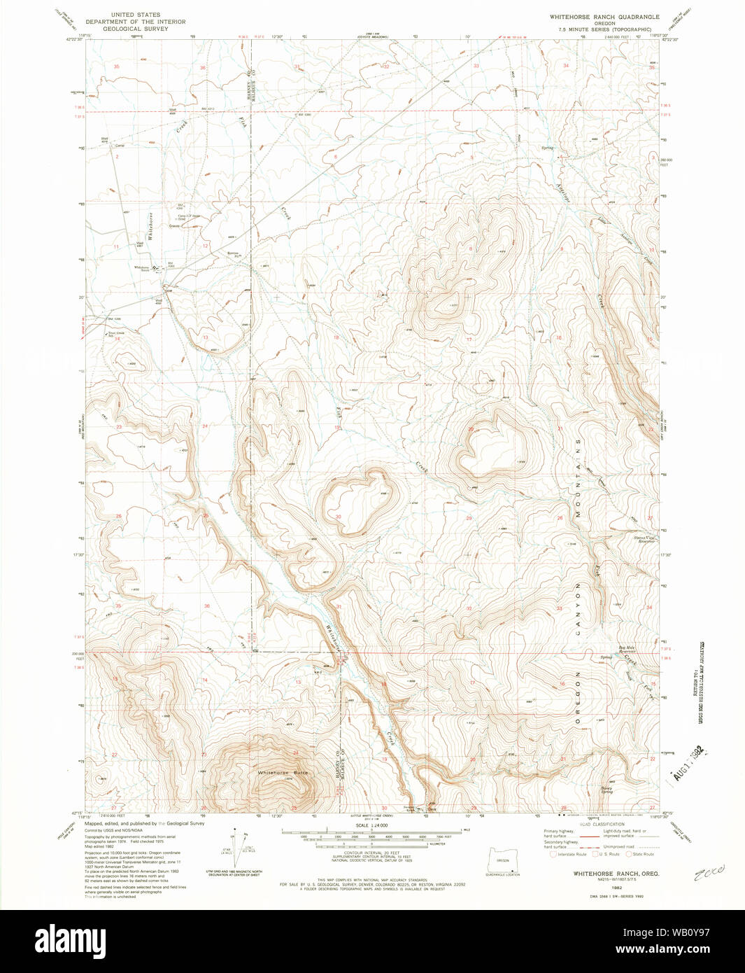 Map of whitehorse hi-res stock photography and images - Alamy