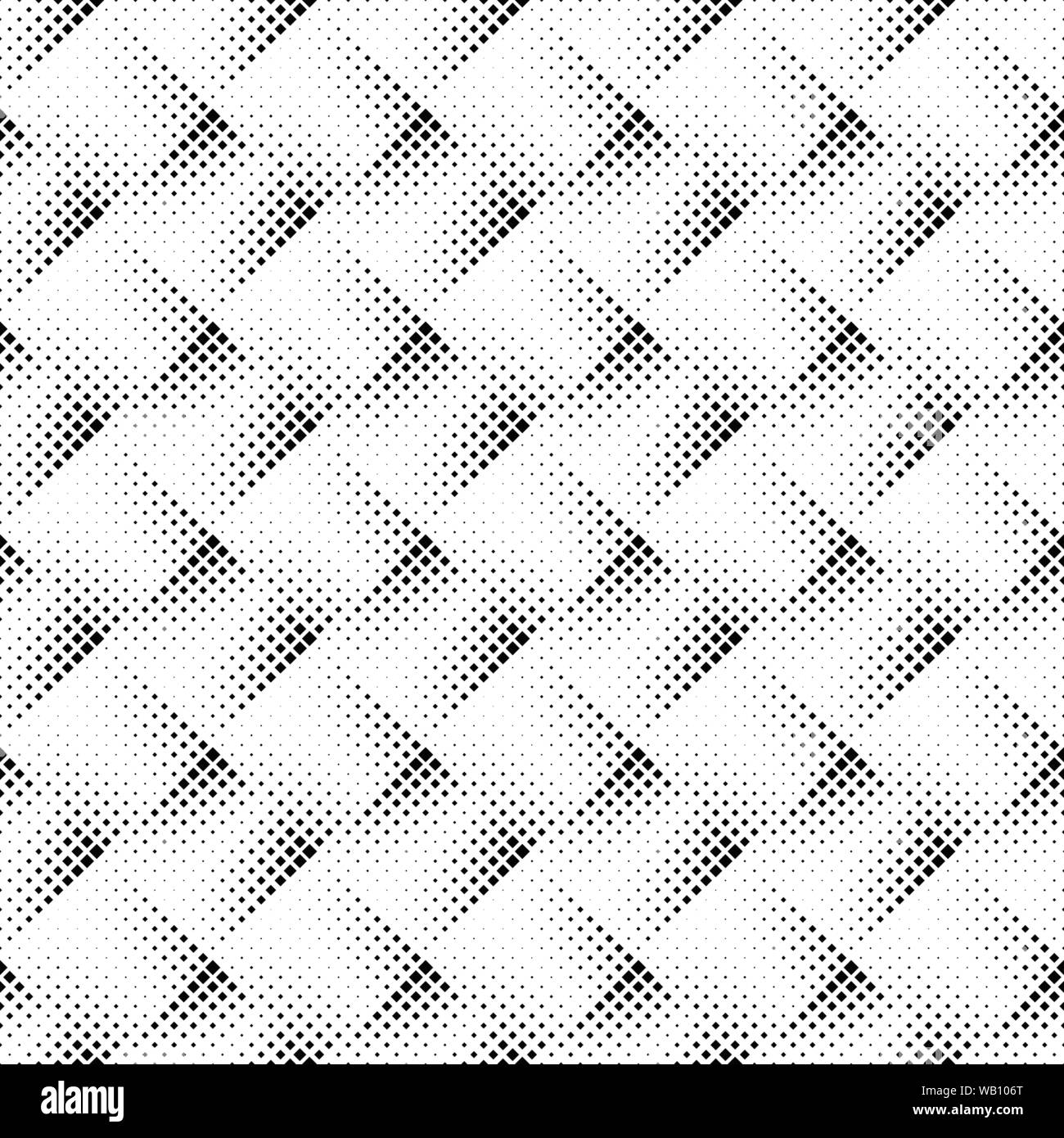 Geometrical square pattern background - abstract black and white vector graphic design Stock ...