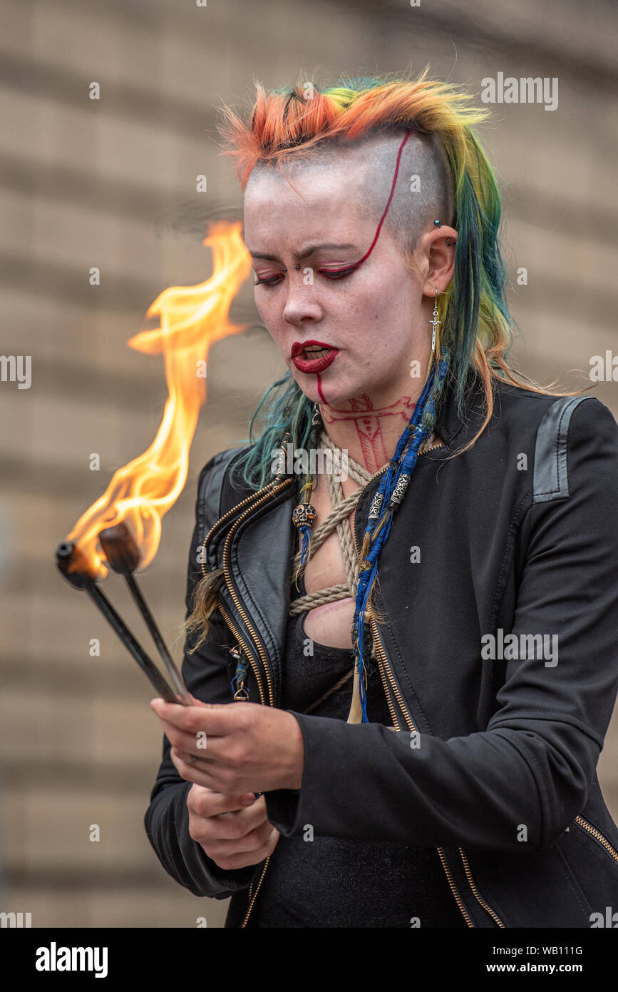 Female fire eater hi-res stock photography and images - Alamy