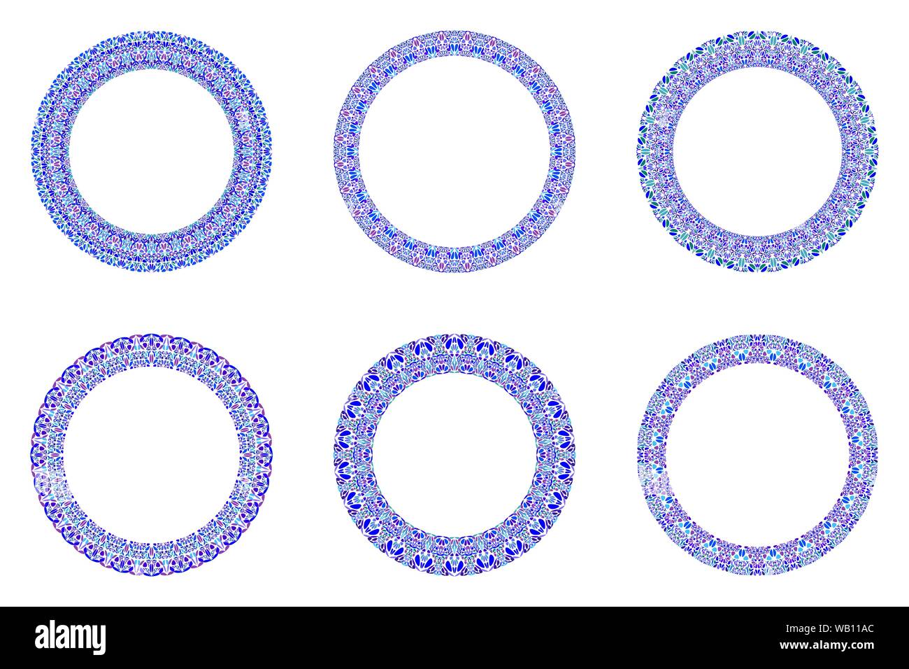 Garden circular shape Cut Out Stock Images & Pictures - Alamy