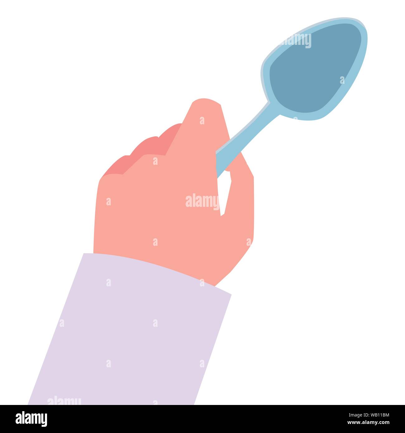 Spoon gesture Cut Out Stock Images & Pictures - Alamy