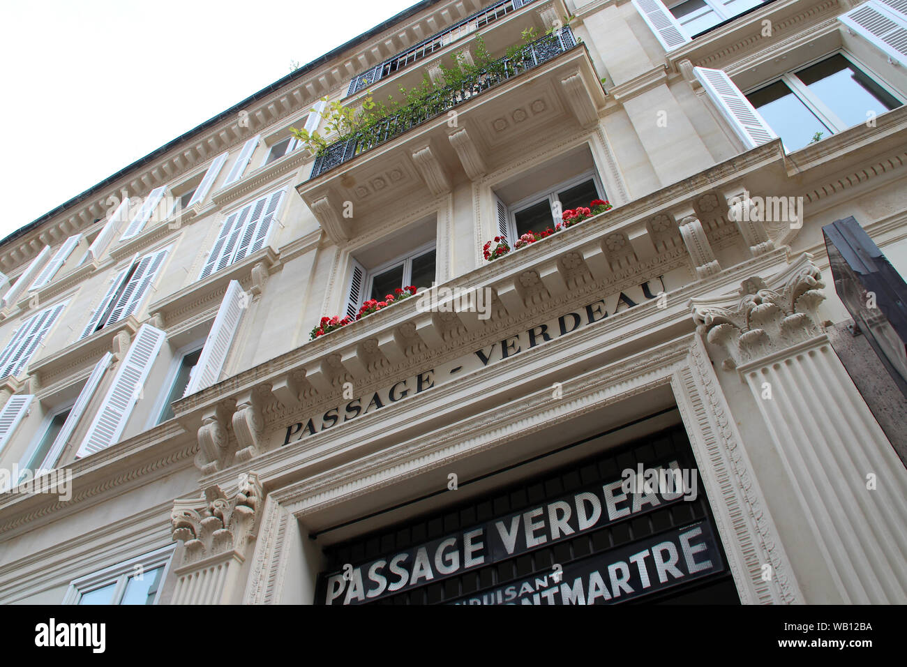 gallery (passage verdeau) in paris (france Stock Photo - Alamy
