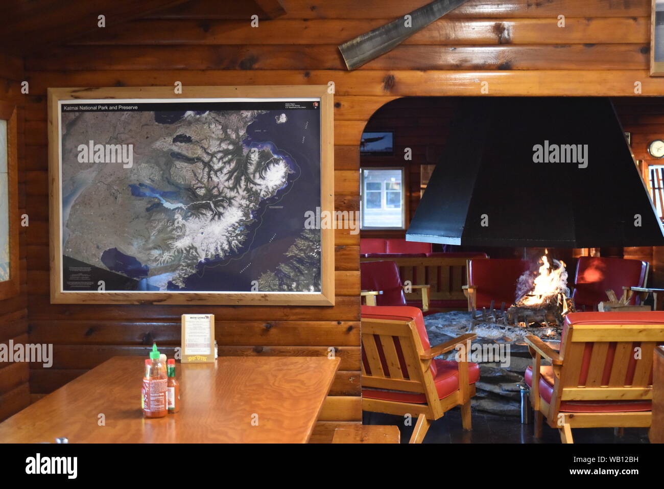 Katmai National Park, Alaska. U.S.A. June 26-28, 2019. Brooks Lodge ...