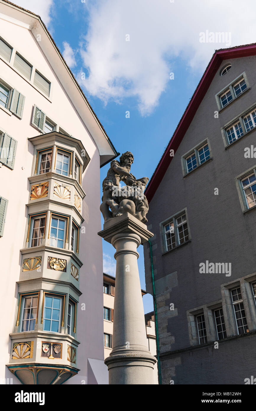 Zurich city signs Stock Photo - Alamy