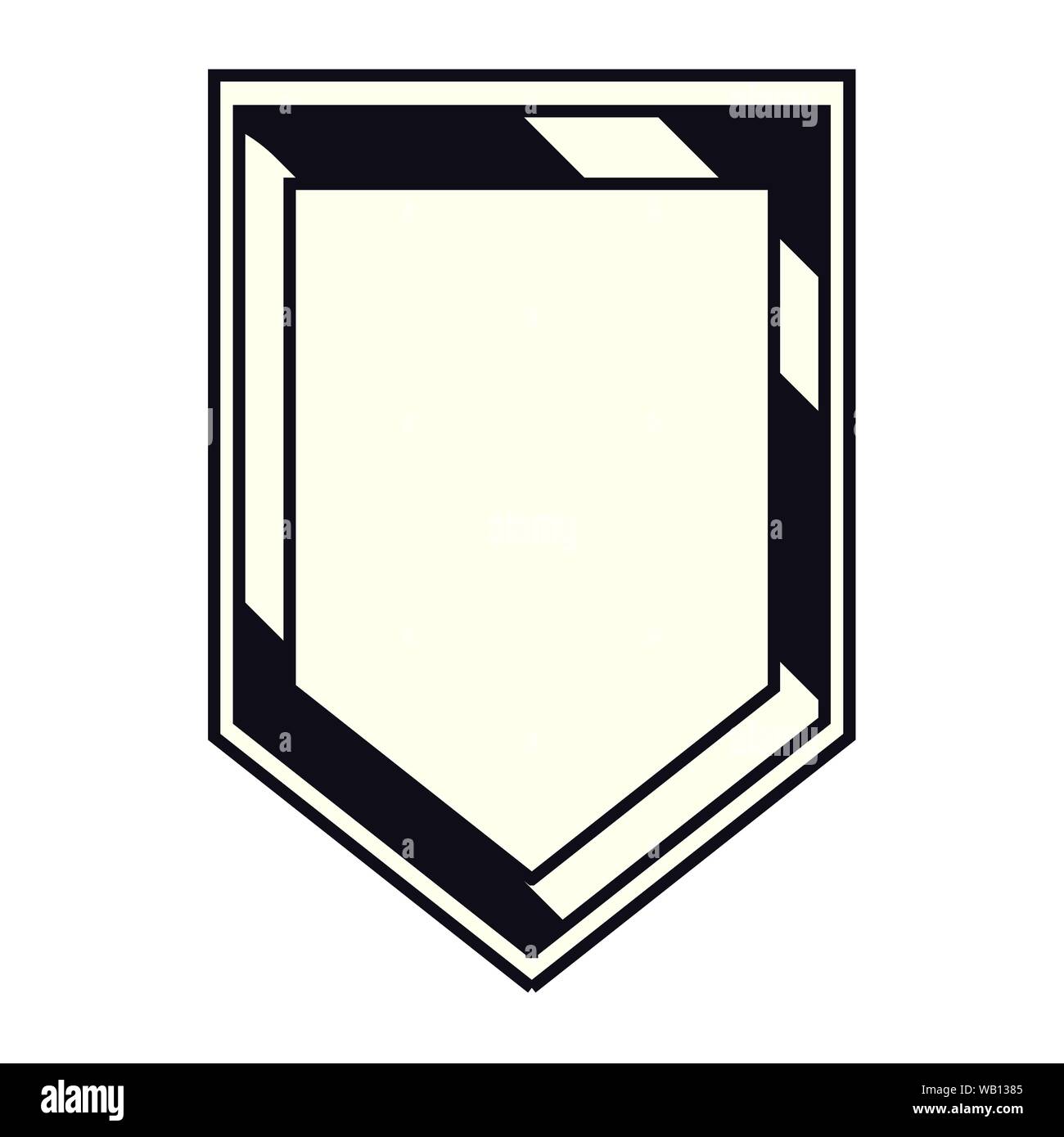 label template empty design icon vector illustration Stock Vector Image ...