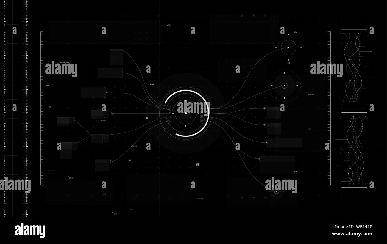 Futuristic user interface design element text box scale and bar for ...