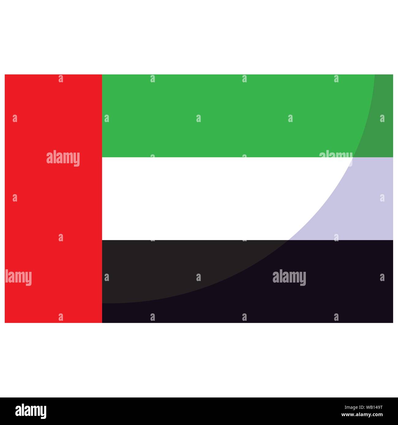 arab emirates flag symbol icon vector illustration Stock Vector Image ...