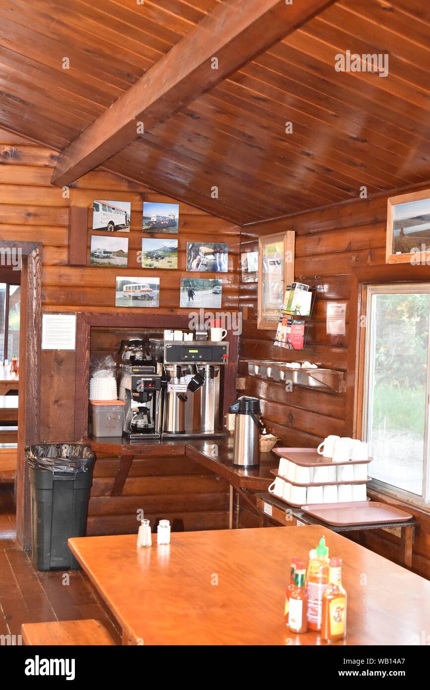 Katmai National Park, Alaska. U.S.A. June 26-28, 2019. Brooks Lodge ...