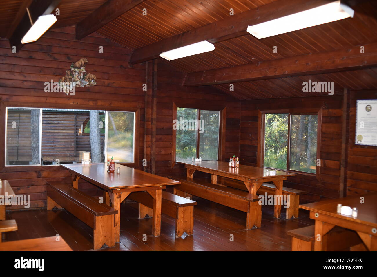Katmai National Park, Alaska. U.S.A. June 26-28, 2019. Brooks Lodge ...