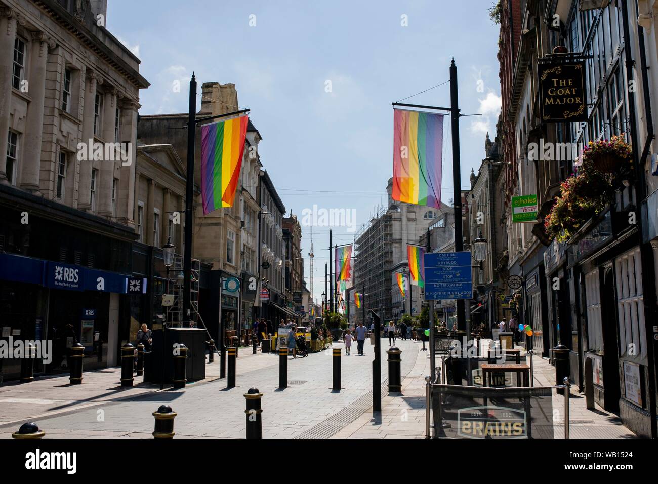 Cardiff pride weekend hi-res stock photography and images - Alamy