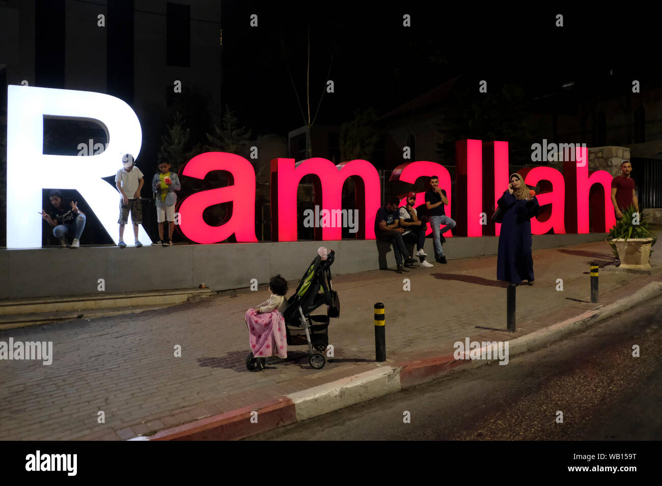 Palestine City At Night